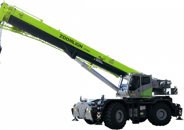 Zoomlion ZRT850D542 crane - load chart, specs (2023 - 2025) | LECTURA Specs