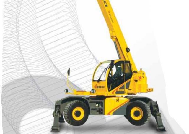 Dieci Pegasus 70.11 rotating telehandler specs & dimensions (2004 ...