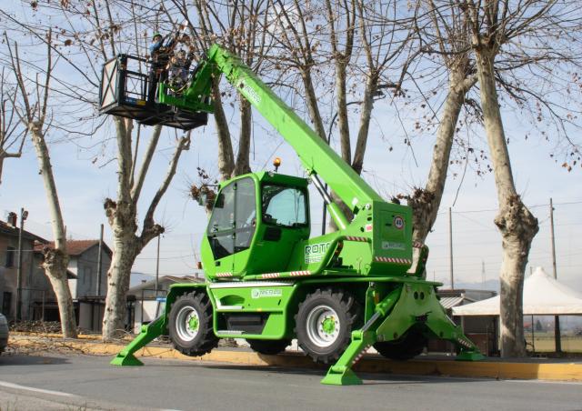 Merlo Roto 38.16 S rotating telehandler specs & dimensions (2014 - 2017 ...