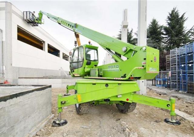 Merlo Roto 60.24 MCSS rotating telehandler specs & dimensions (2016 ...