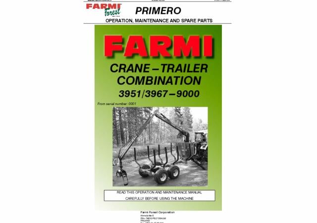 Farmi Primero 3951 Specifications & Technical Data (2006-2010 ...