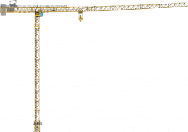 Potain MCT 1005 M50 crane - load chart, specs & dimensions (2023 - 2025 ...