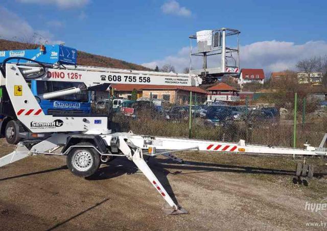 Dino Lift Dino 125 T Specs & Dimensions (1998 - 2007) | Trailer Mounted ...