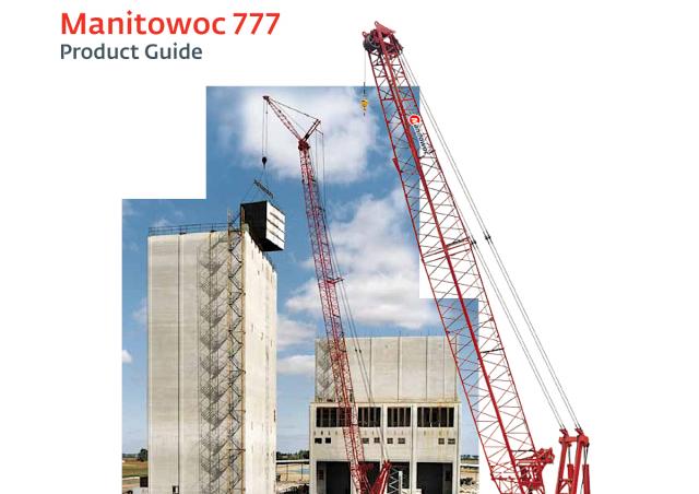 Manitowoc 777 crane - load chart, specs (2005 - 2012) | LECTURA Specs