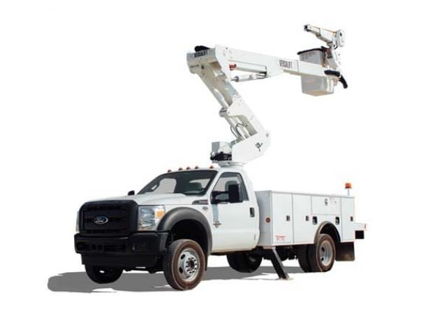 Versalift VST-40-MHI Specs (2017 - 2025) | Trailer Mounted Articulating Boom Lifts | LECTURA Specs