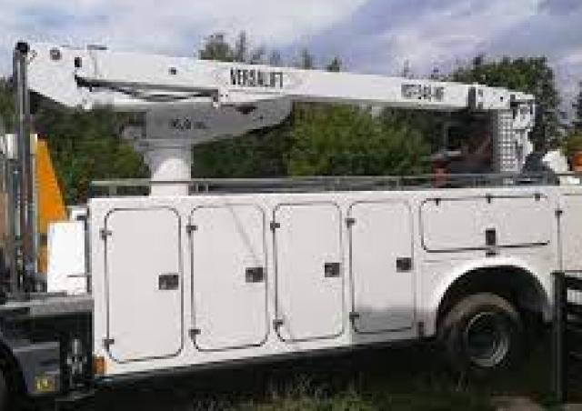 Versalift VST 248 NF Specs & Dimensions (1995 - 2011) | Truck Mounted Telescopic Boom Lifts ...