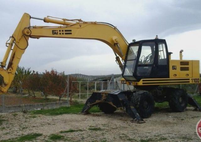 FAI 1100 excavator specs (1988 - 1993) | Diggers | LECTURA Specs