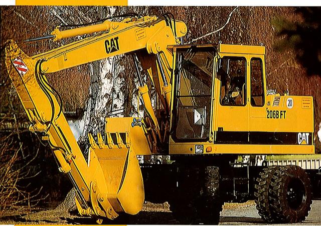 Caterpillar 206B excavator specs (1991 - 1996) | Diggers | LECTURA Specs