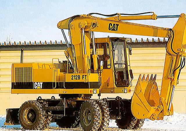 Caterpillar 212B excavator specs (1991 - 1996) | Diggers | LECTURA Specs