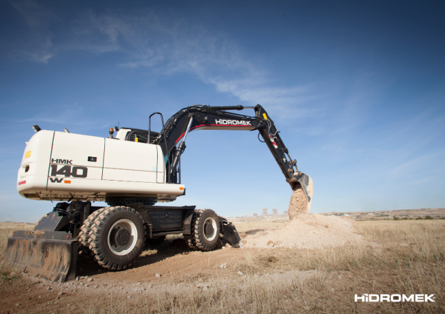 Hidromek HMK 140 W excavator specs & dimensions (2011 - 2020) | Diggers ...