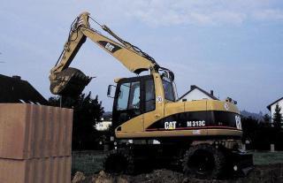 Caterpillar M 313 C VAH excavator specs & dimensions (2003 - 2006 ...