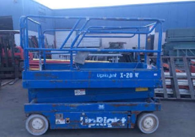 UpRight X 20 W Specs (1994 - 2005) | Wheeled scissor lifts | LECTURA Specs