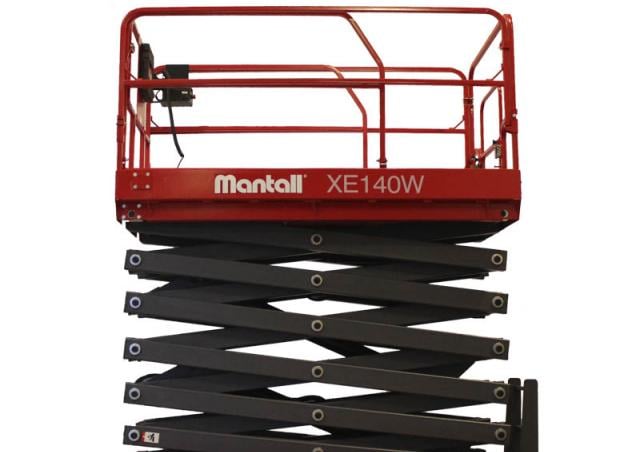 Mantall XE140W Specs (2019 - 2025) | Wheeled scissor lifts | LECTURA Specs