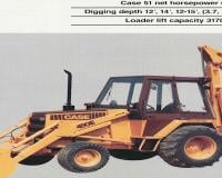 Case 480E Backhoe Loader Specs & Dimensions (1985 - 1991) | LECTURA Specs