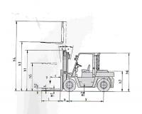 Caterpillar DP50N diesel forklift specs & dimensions (2005 - 2014 ...