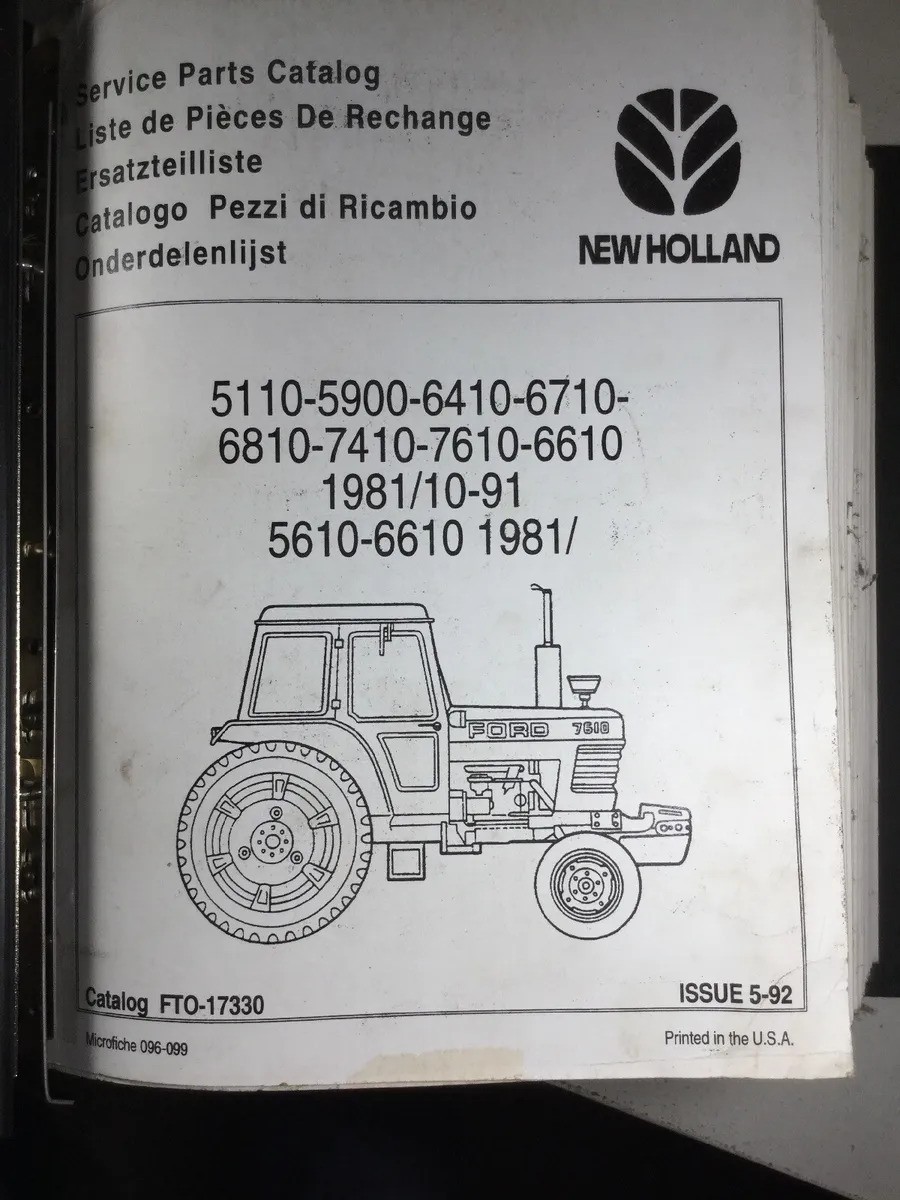 Ford-NH 5110 Mark III 2WD Tractor Specs & Dimensions (1988 - 1991 ...