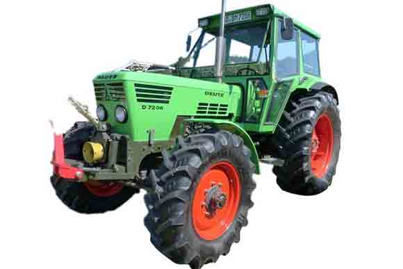 DEUTZ-FAHR D 7206 2WD Tractor Specs & Dimensions (1974 - 1981) | LECTURA Specs