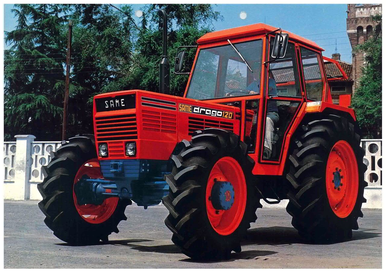 SAME Drago 120 2WD Tractor Specs & Dimensions (1978 - 1986) | LECTURA Specs