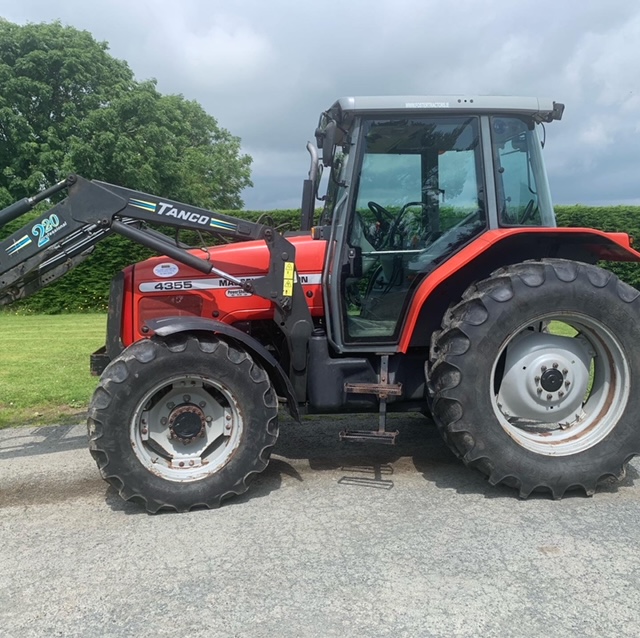 Massey Ferguson MF 4355 2WD Tractor Specs & Dimensions (2001 - 2003 ...