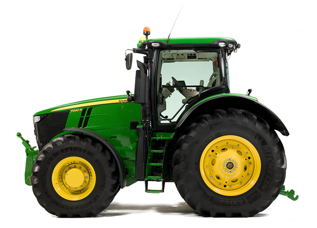 John Deere 7250 R 4WD Tractor Specs & Dimensions (2013 - 2015 ...