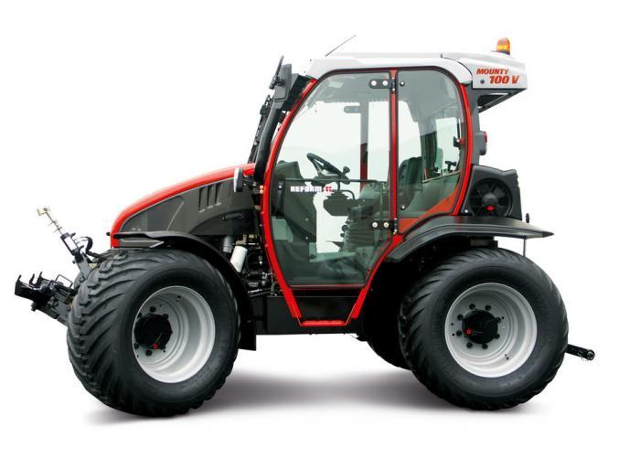 Reform Werke Mounty 100 V 4WD Tractor Specs & Dimensions (2010 - 2015 ...
