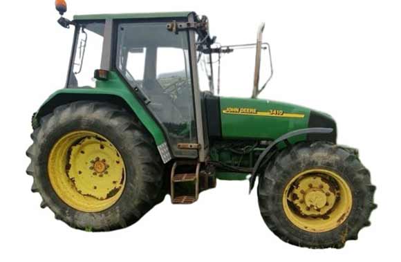 John Deere 3410 Std 4WD Tractor Specs & Dimensions (1999 - 2003 ...