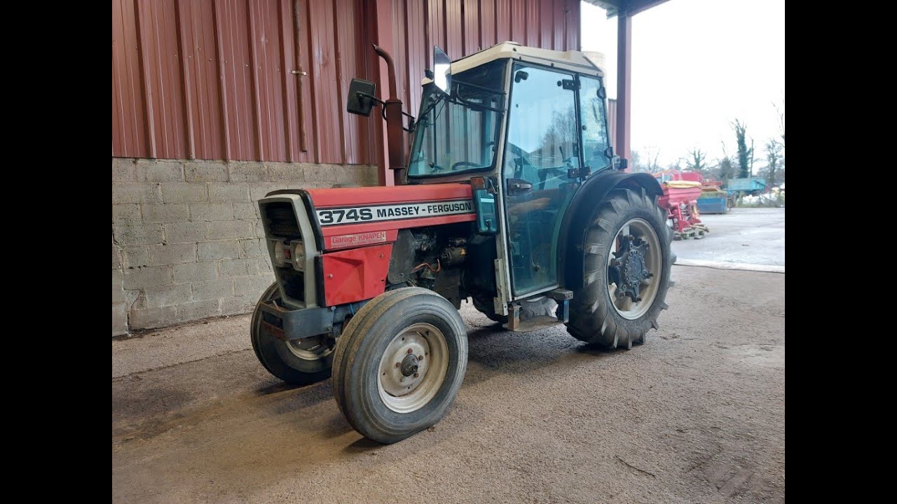 Massey Ferguson 374S 4WD Tractor Specs & Dimensions (1994 - 1999 ...