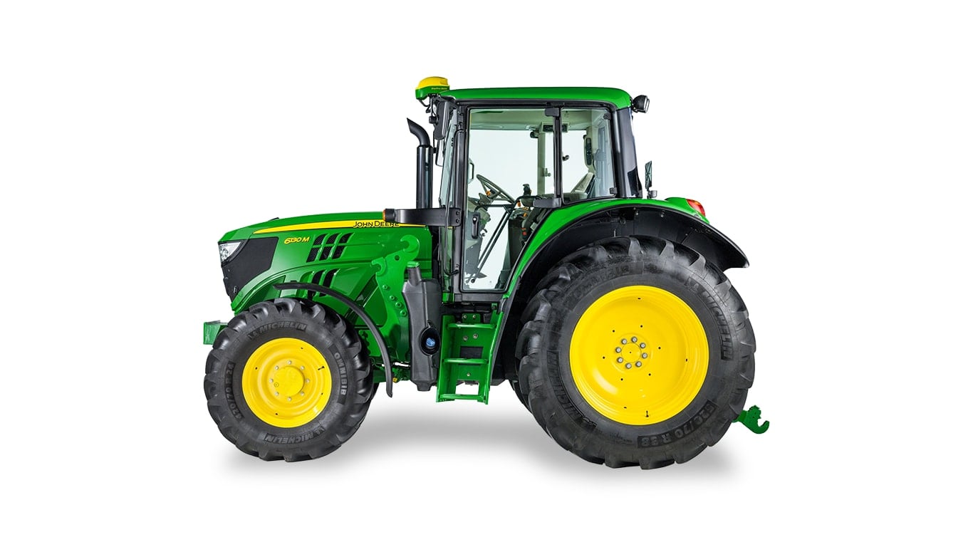 John Deere 6195M 4WD Tractor Specs & Dimensions (2017 - 2020) | LECTURA ...