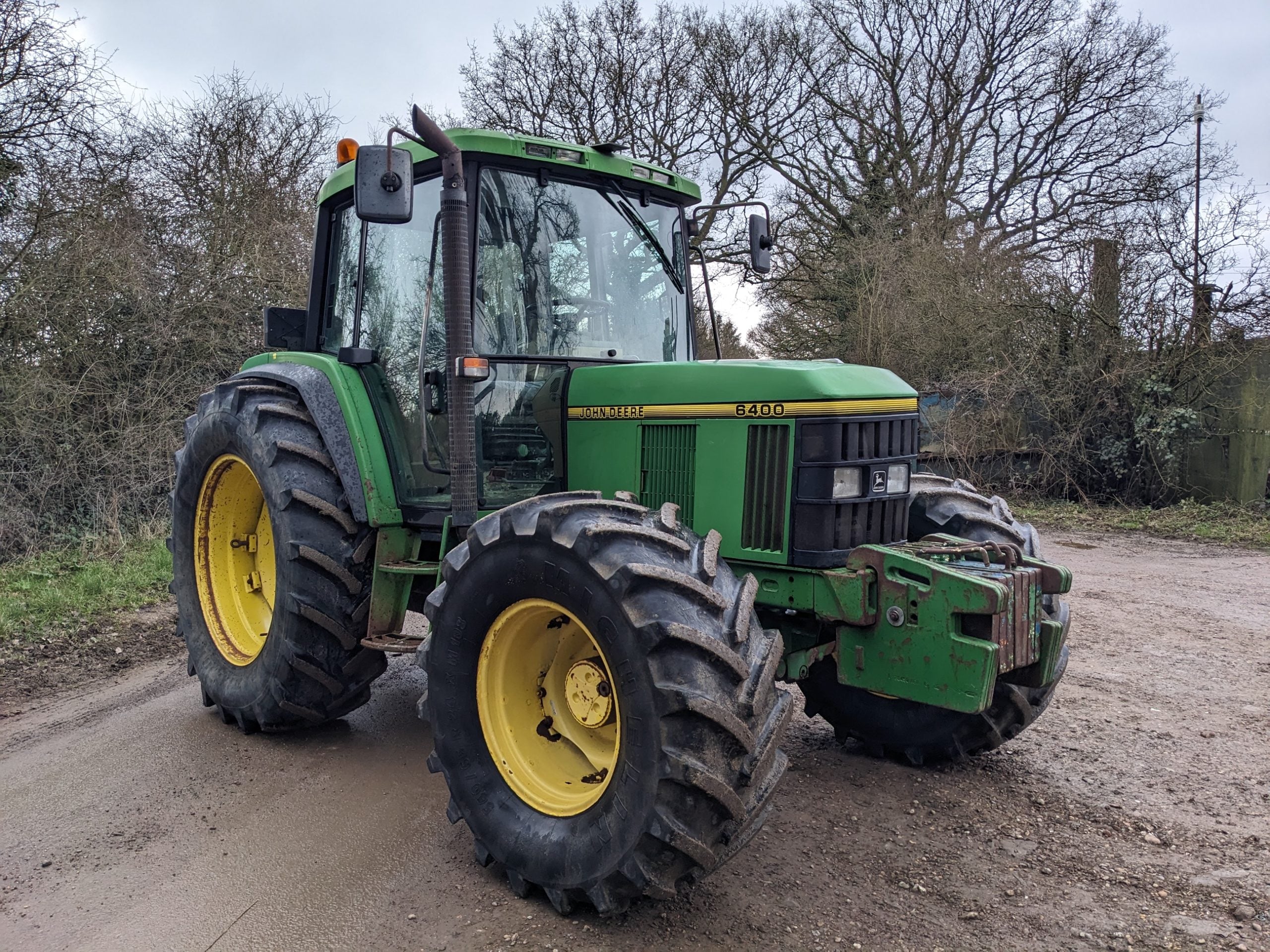 John Deere 6400 4WD Tractor Specs & Dimensions (1995 - 1998) | LECTURA ...