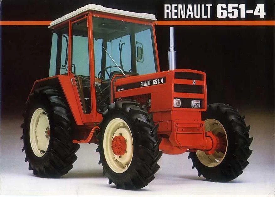 Renault 651-4 4WD Tractor Specs & Dimensions (1972 - 1980) | LECTURA Specs