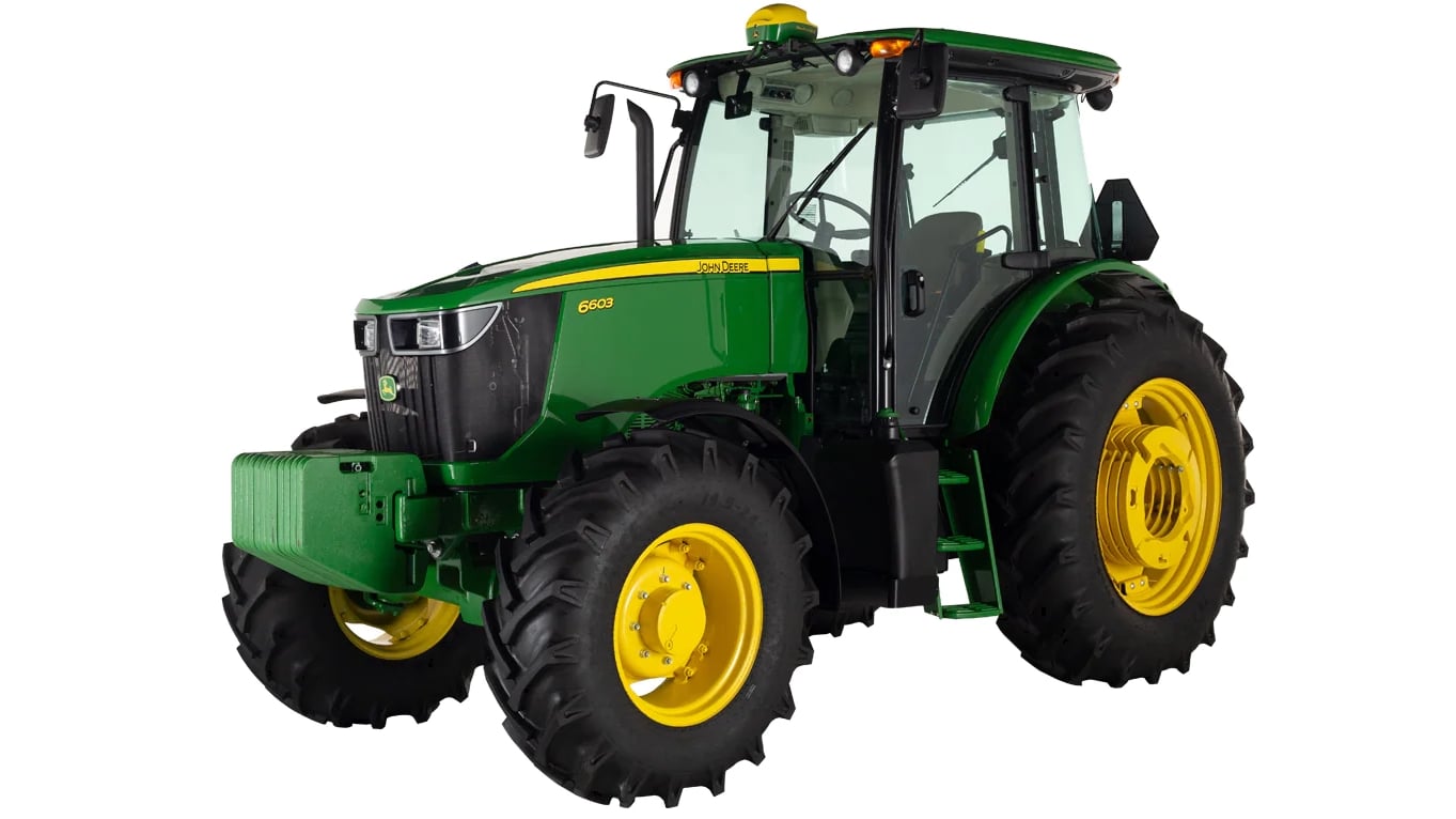 John Deere 6603 4WD Tractor Specs & Dimensions (2022 - 2025) | LECTURA ...