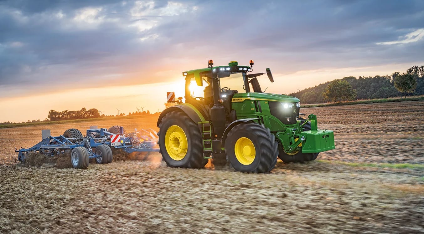 John Deere 6R 250 4WD Tractor Specs & Dimensions (2021 - 2025 ...