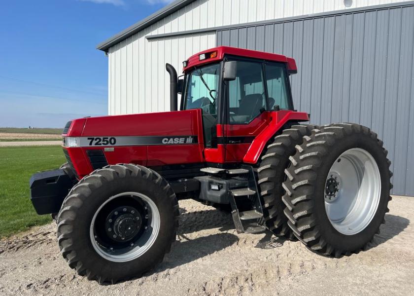 Case IH 7250 TA Magnum Pro 4WD Tractor Specs & Dimensions (1997 - 1999 ...