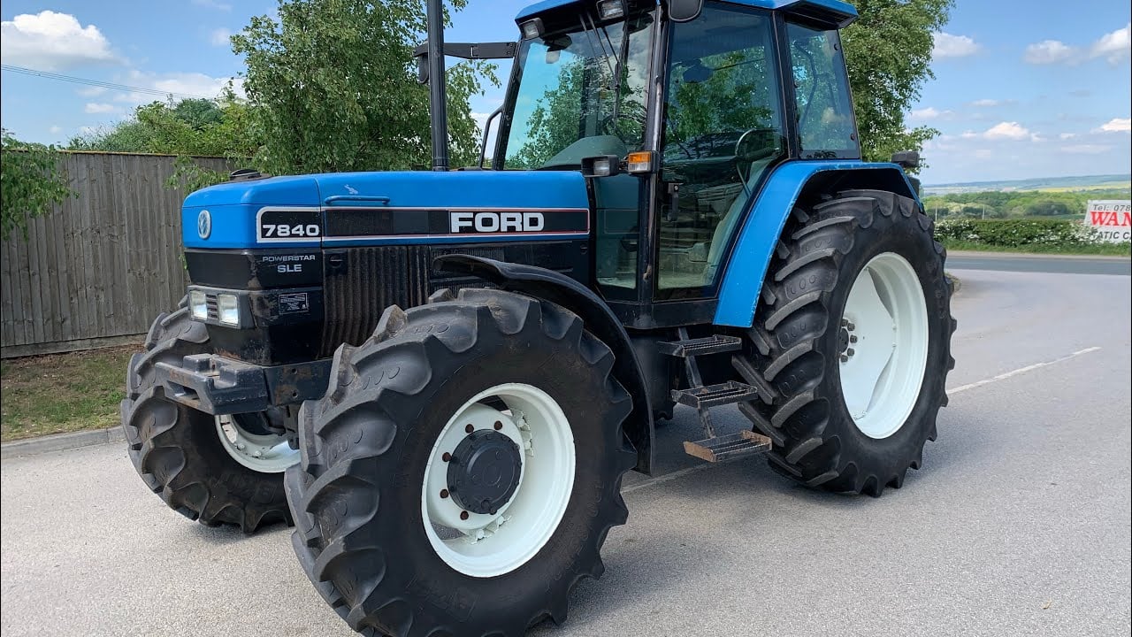 Ford-NH 7840 SL A Dual 4WD Tractor Specs & Dimensions (1995 - 1998 ...