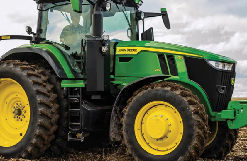 John Deere 7R 210 4WD Tractor Specs & Dimensions (2020 - 2025 ...