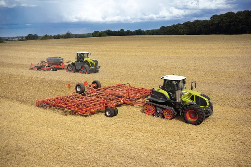 Claas Axion 960 Terra Trac 4WD Tractor Specs & Dimensions (2020 - 2025 ...