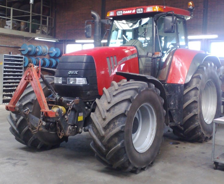Case IH CVX 1190 Basis 4WD Tractor Specs & Dimensions (2003 - 2007 ...