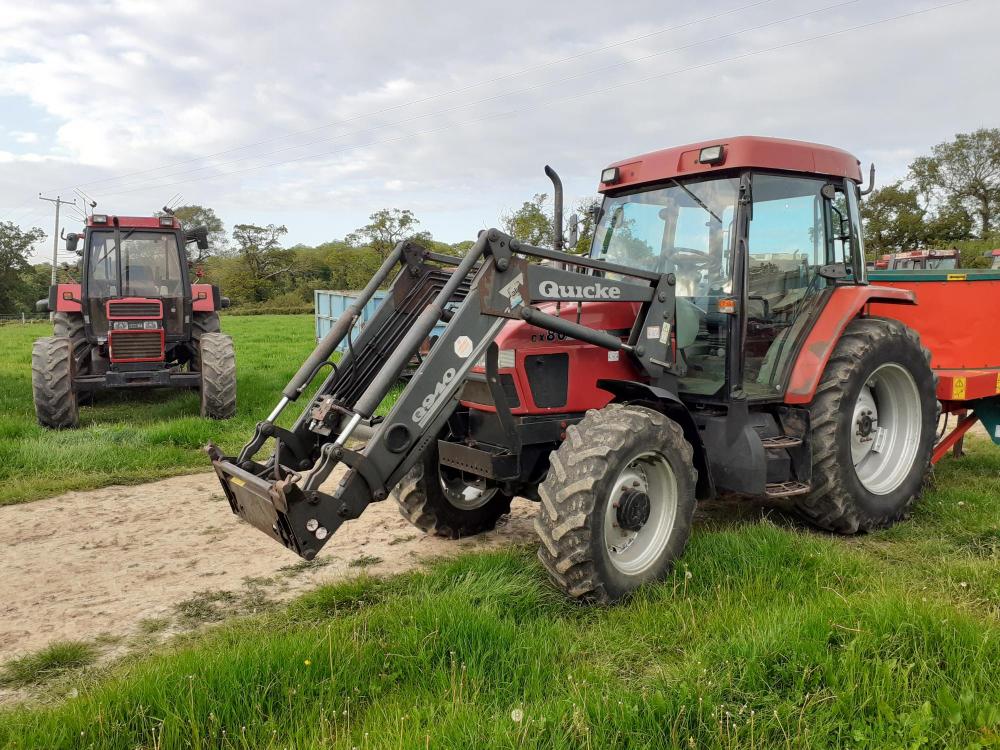 Case IH CX 80 Komf. 4WD Tractor Specs & Dimensions (1998 - 2001 ...