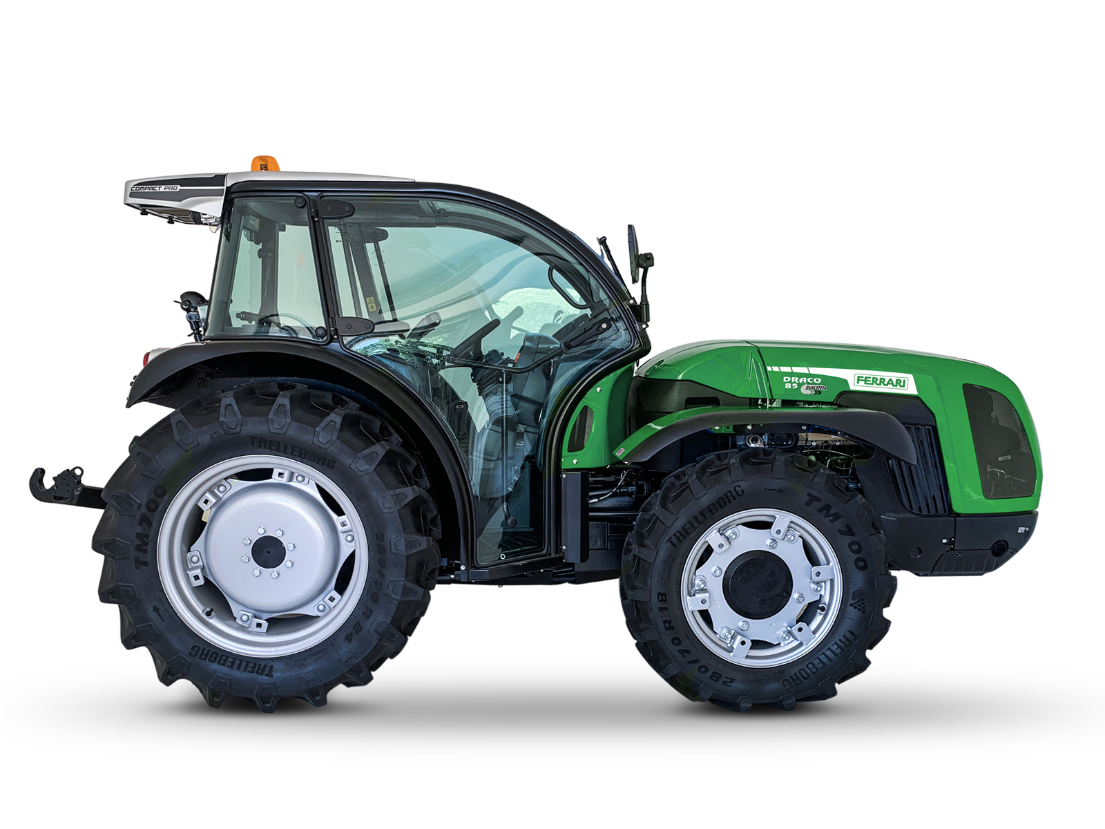 Ferrari Draco 85 RS 4WD Tractor Specs & Dimensions (2023 - 2025 ...