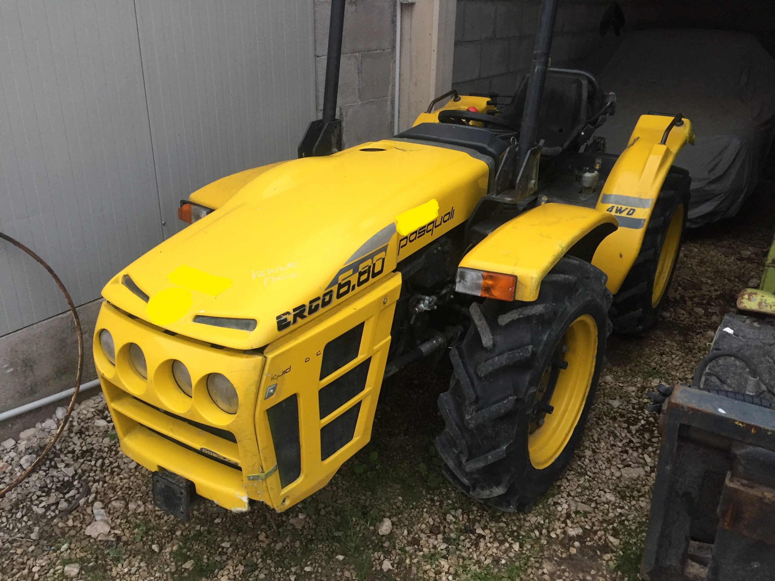 Pasquali Ergo 6.80 Top 4WD Tractor Specs & Dimensions (1997 - 2004 ...