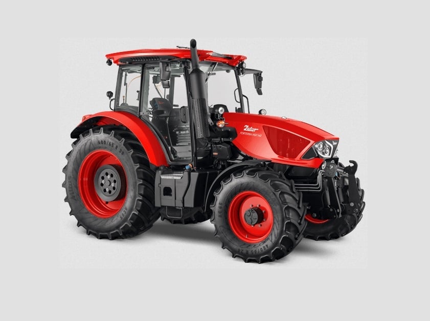 Zetor Forterra CL 140 4WD Tractor Specs & Dimensions (2022 - 2025 ...