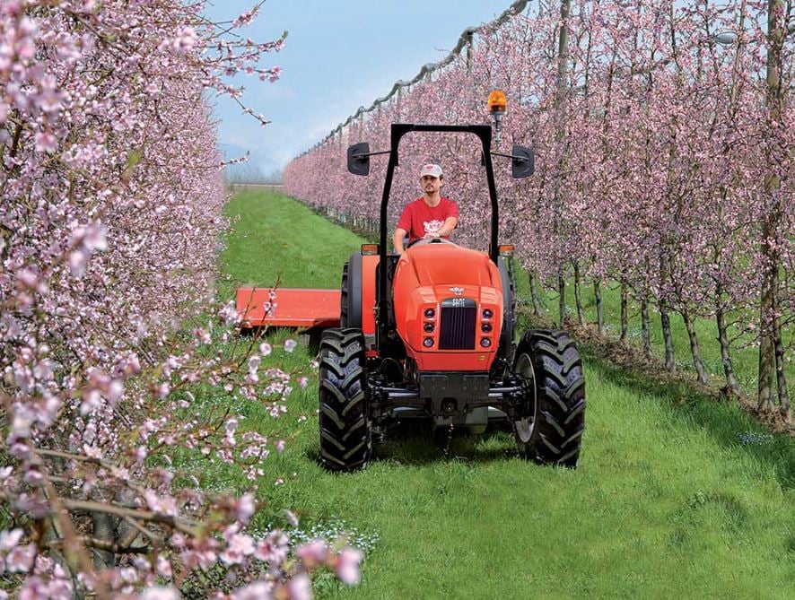 SAME Frutteto 70 Natural 4WD Tractor Specs & Dimensions (2018 - 2025 ...