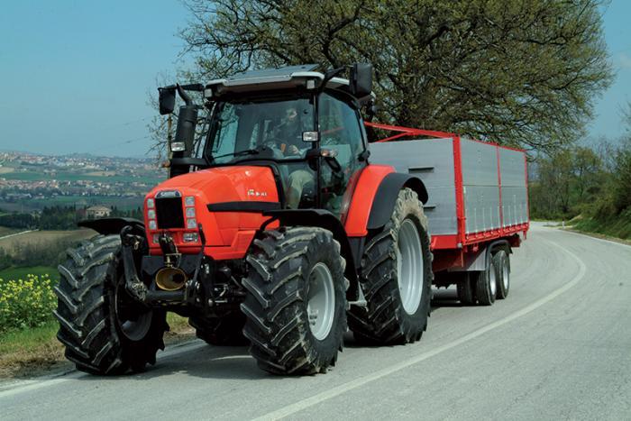 SAME Iron 125 Hi-Line DCR 4WD Tractor Specs & Dimensions (2008 - 2009) | LECTURA Specs