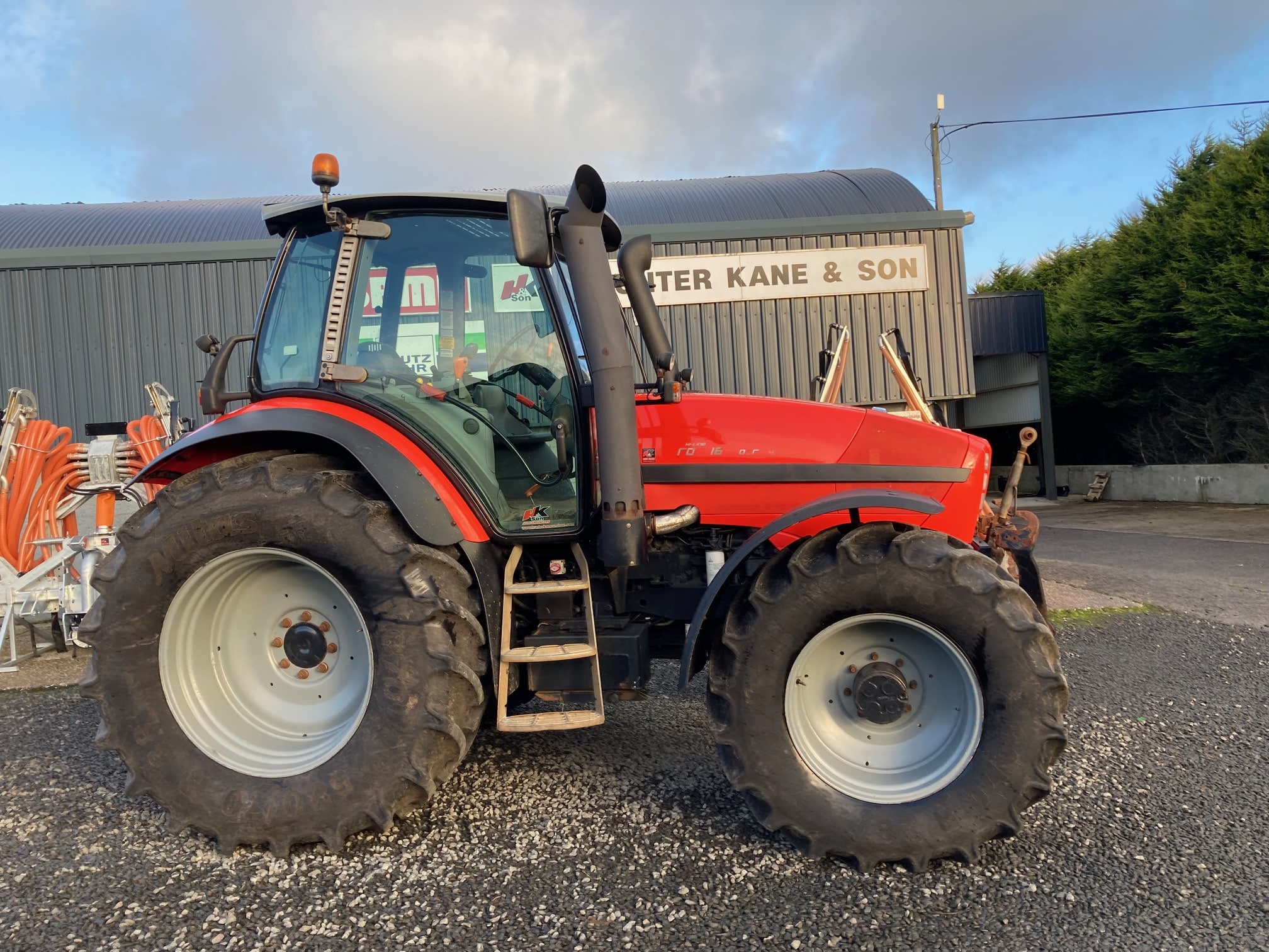 SAME Iron 160 Hi-Liner DCR 4WD Tractor Specs & Dimensions (2008 - 2009) | LECTURA Specs