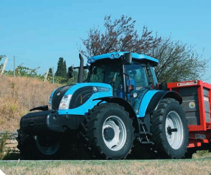 Landini Landpower 125 TDI 4WD Tractor Specs & Dimensions (2005 - 2008 ...