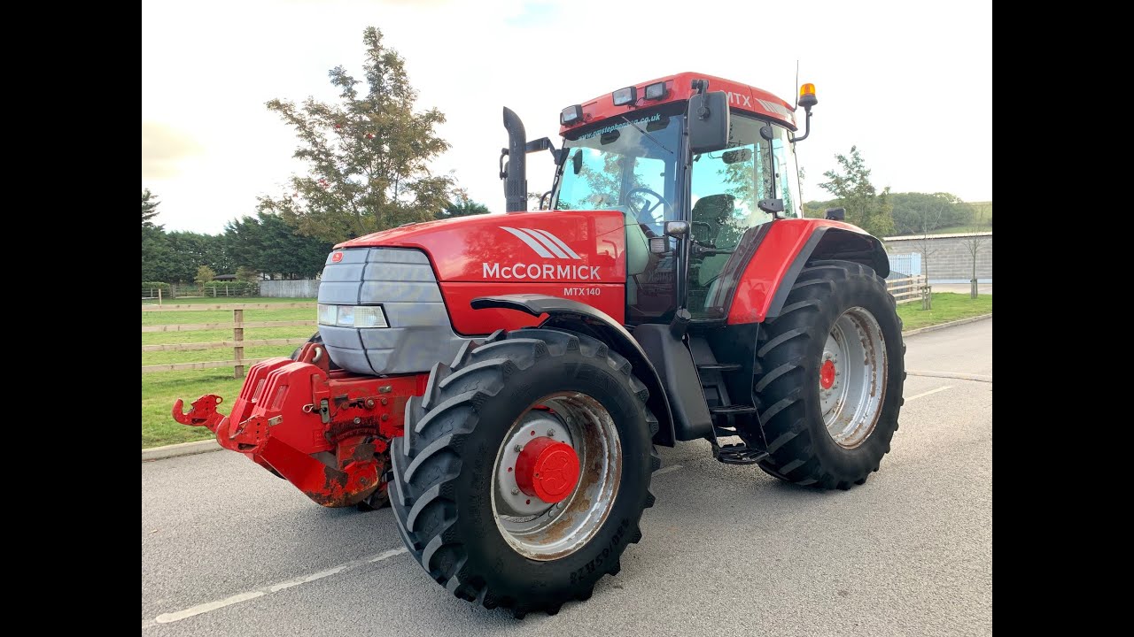 McCormick MTX 140 4WD Tractor Specs & Dimensions (2002 - 2004 ...