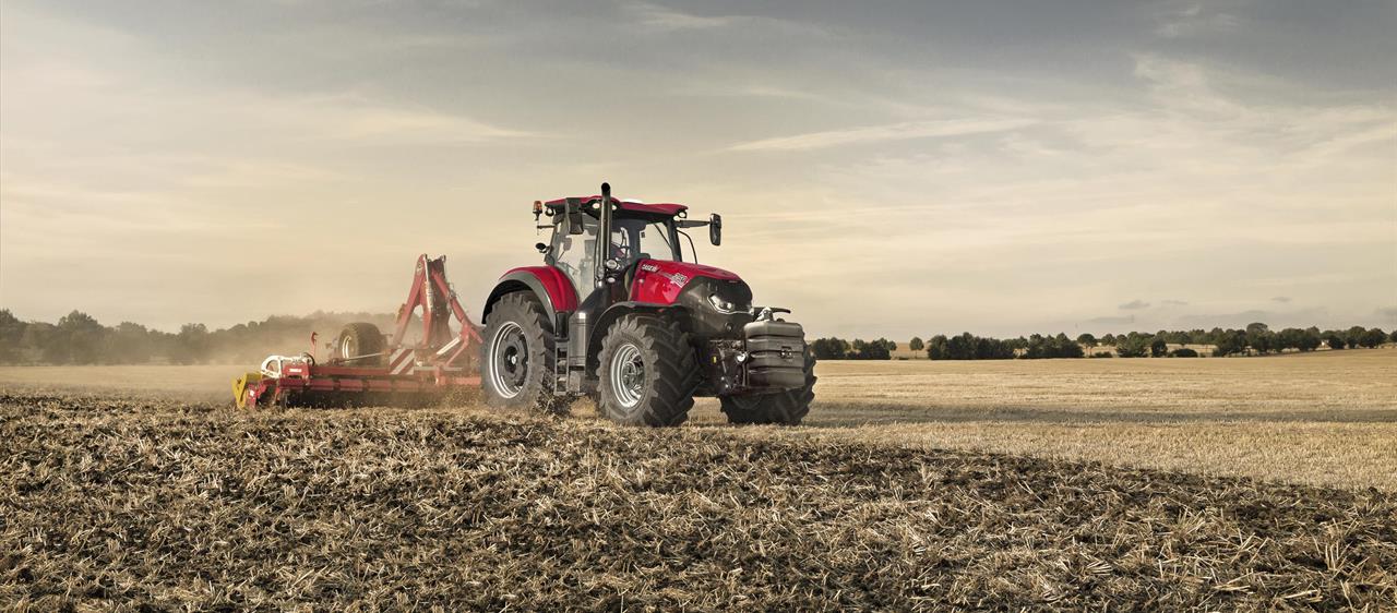 Case IH Optum 250 CVX Basis 4WD Tractor Specs & Dimensions (2018 - 2020 ...