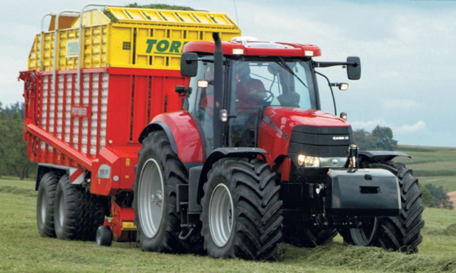 Case IH Puma 125 MC Basis EHR 4WD Tractor Specs & Dimensions (2008 - 2013) | LECTURA Specs