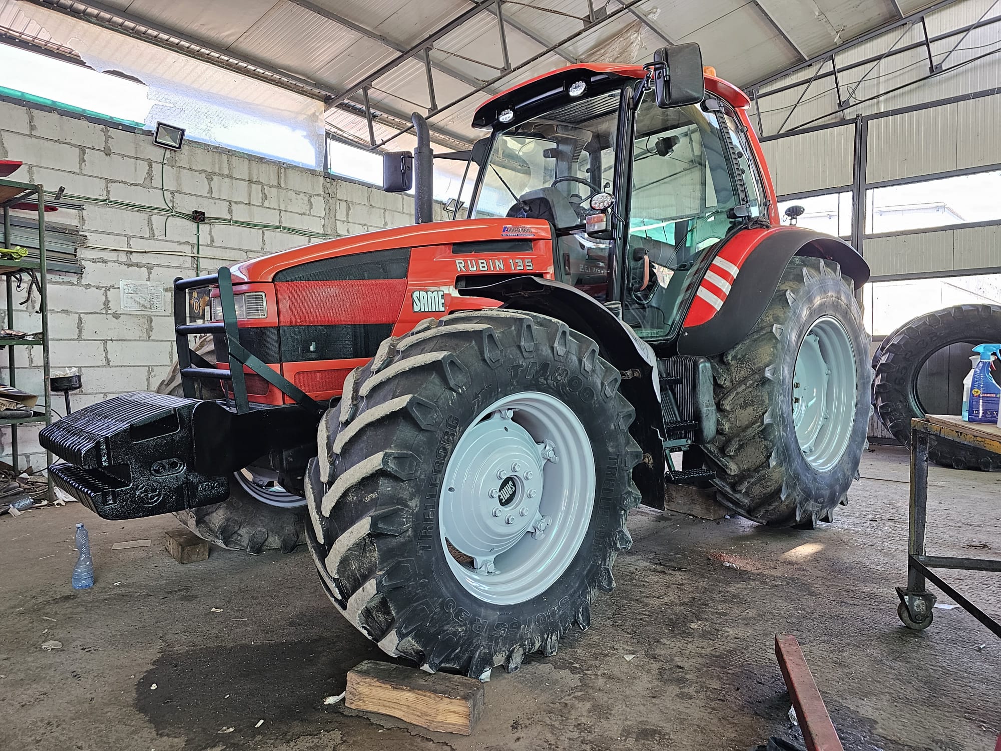 SAME Rubin 135 4WD Tractor Specs & Dimensions (2000 - 2004) | LECTURA Specs