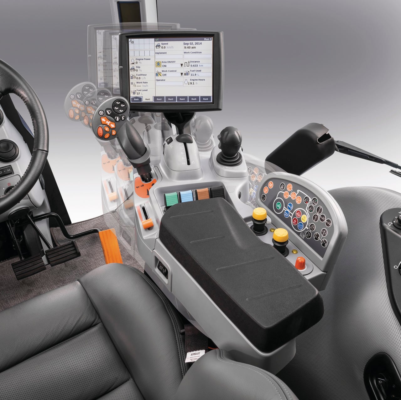 New Holland T8.435 SmartTrax 4WD Tractor Specs & Dimensions (2016 - 2018) | LECTURA Specs